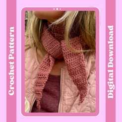 CROCHET PATTERN - Crochet Neckerchief - Digital Crochet Pattern – That ...