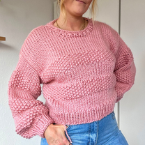 KNITTING KIT - The Criss Cross Jumper - Confident Beginner – That ...