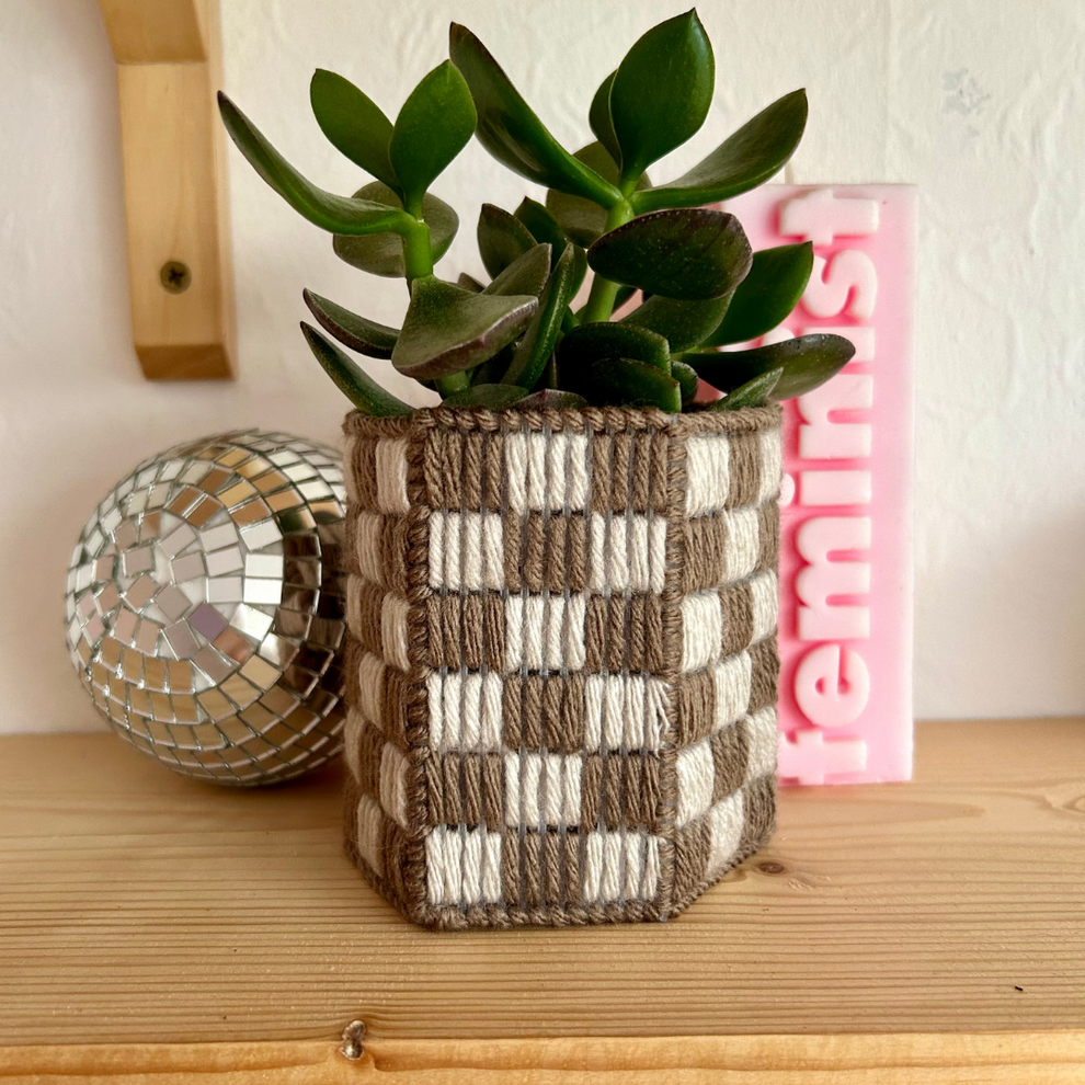 BARGELLO - Mini Planter Kit | Checkerboard – That Crafty Stitch