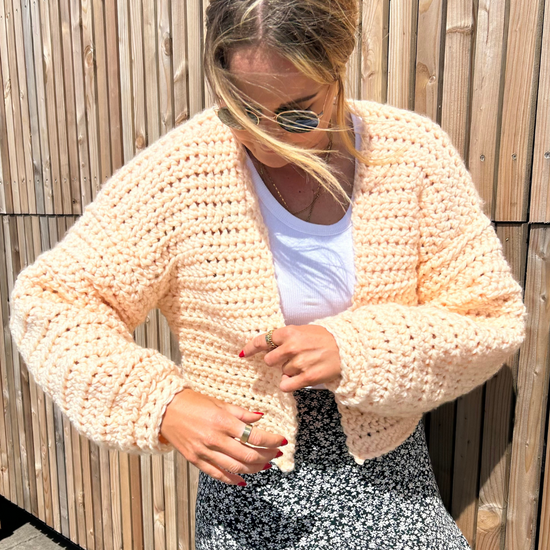 CROCHET PATTERN - The Libby Cardigan - Beginner Friendly – That Crafty Stitch